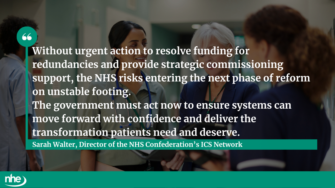 Report calls for redundancy funding clarity, despite NHS reform progress | UK Healthcare News